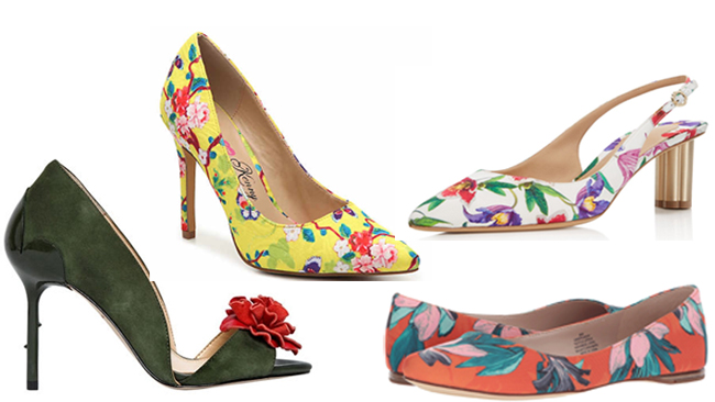 Walk in A Garden - Flowered Shoes - Woman Around Town
