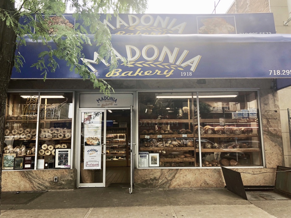1_Exterior of Madonia Bakery - Woman Around Town