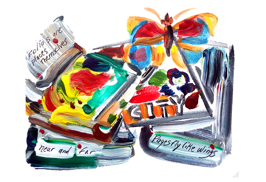 Poet's Corner - Pages Revealed - Woman Around Town