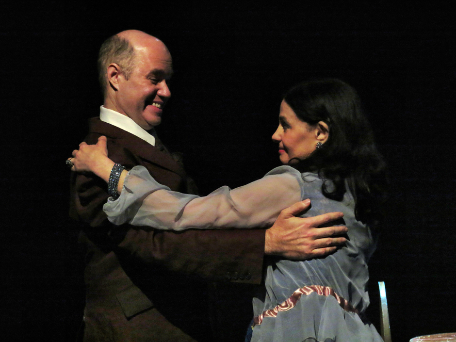 Mike Roche (Axel) and Natalie Menna (Olga). Photo by Jonathan Slaff ...